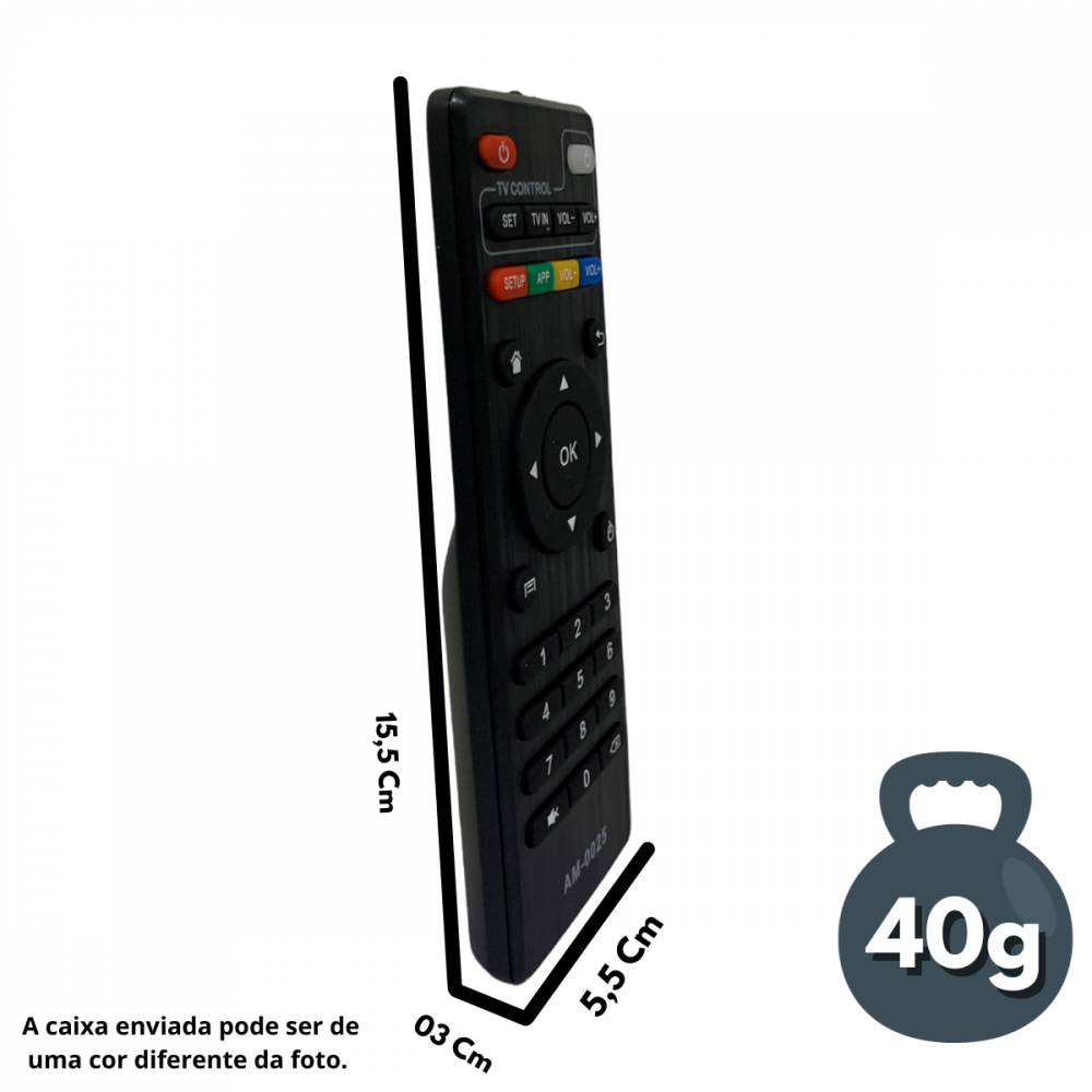 Jonh Variedades, eletrônicos e acessórios - Controle Universal TV box AM-0025 - Meu catálogo fácil!