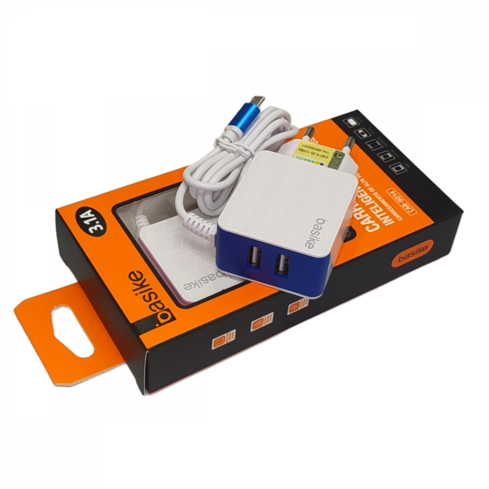 Jonh Variedades - Eletrônicos e Acessórios - Carregador Completo - Cabo Fixo 3.1A Tipo V8 e 02 ...