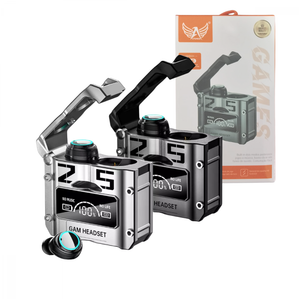 Jonh Variedades - Eletrônicos e Acessórios - Fone de Ouvido Intra Auricular Bluetooth com Case ...