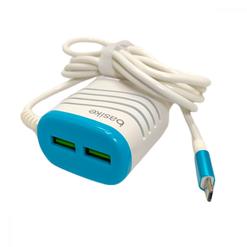 Jonh Variedades - Eletrônicos e Acessórios - Carregador Completo V8 3.1A com 02 Portas USB Fio ...