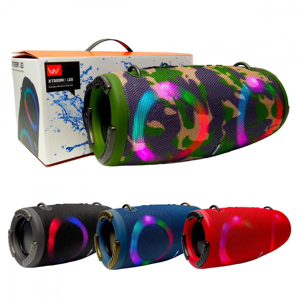 Jonh Variedades - Eletrônicos e Acessórios - Caixa de Som Bluetooth LED ...